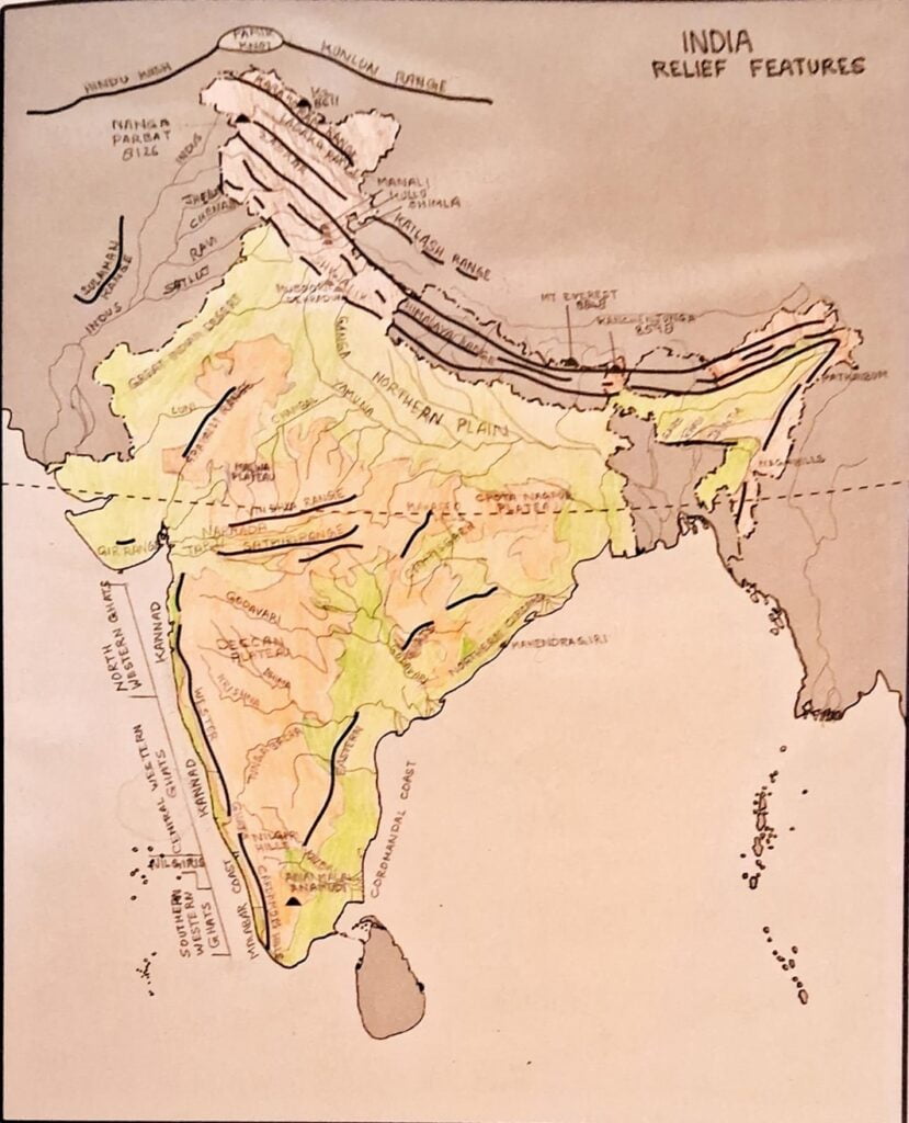 Physical Features of India – geographynotes.in